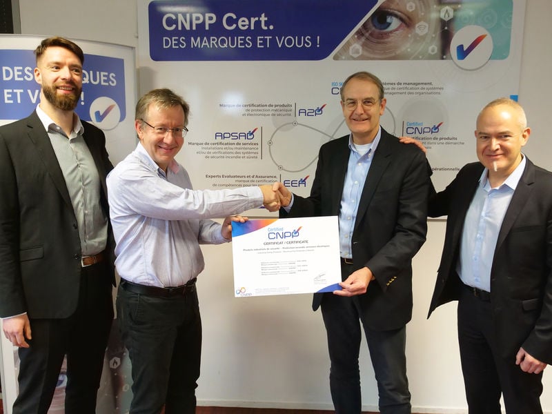 La société EXXFIRE obtient la certification CNPP Certified | CNPP